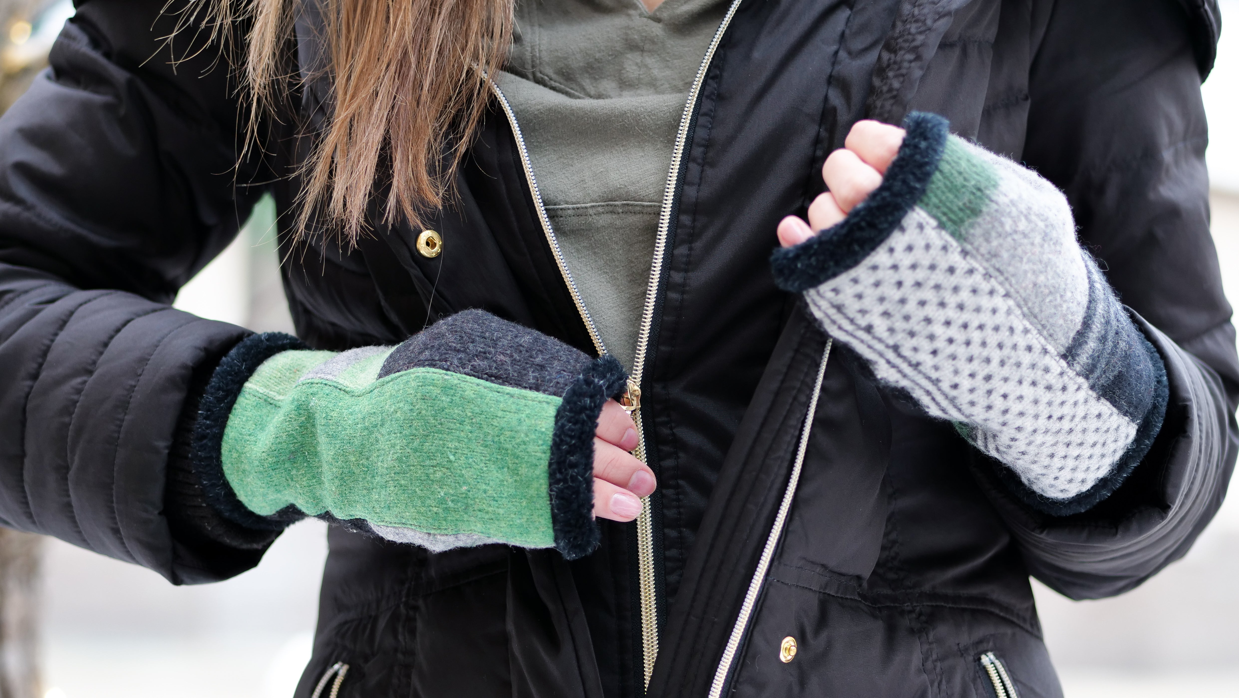 One Of A Kind Fingerless Gloves · Baabaazuzu