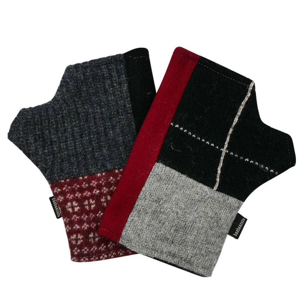 Men's Fingerless Gloves: Soft Fleece-Lined, Wool Fingerless Gloves ...