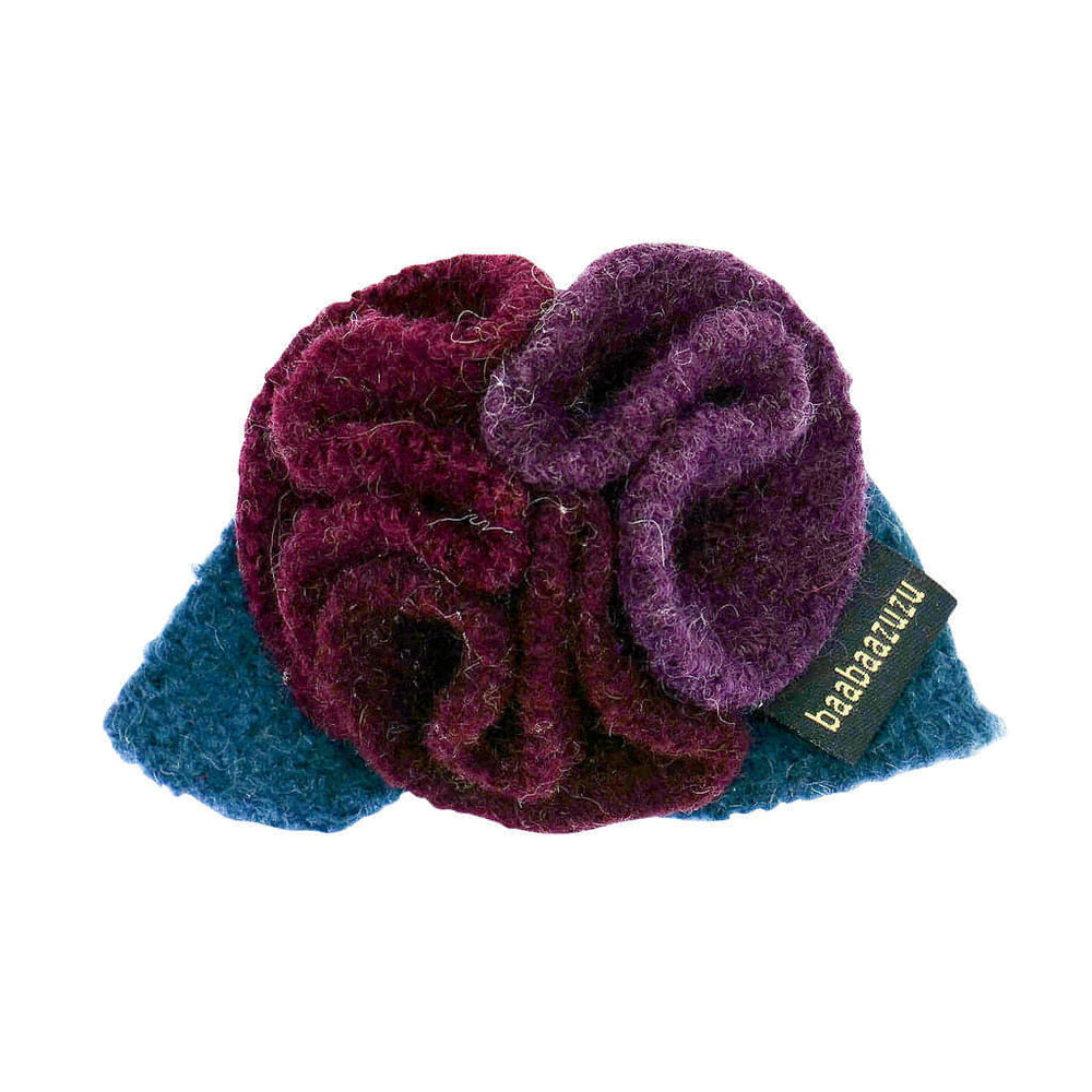 Mumsy Pin: Felted Wool Pin Made from Upcycled Sweaters · Baabaazuzu